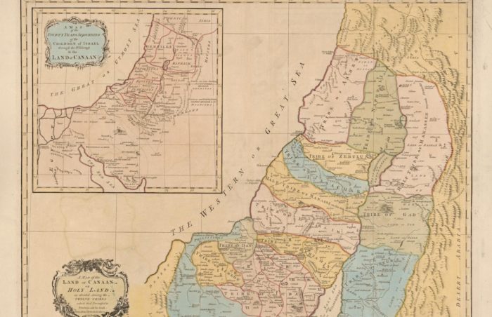 Exploring the Division: Printable Maps of the 12 Tribes of Israel in Canaan